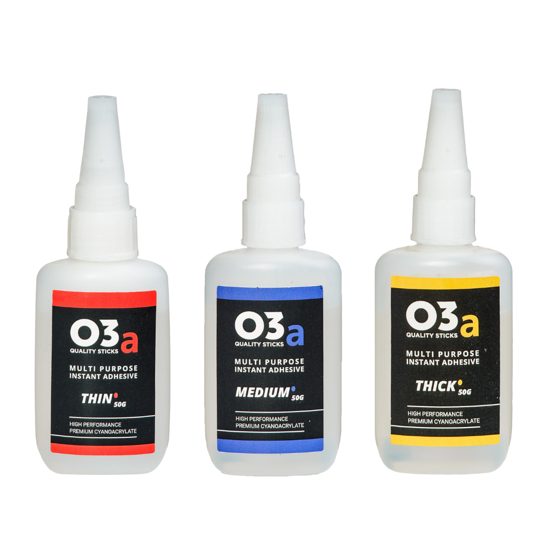 Clear Bundle - All our clear 50ml adhesives - EXCLUSIVE – O3Adhesives